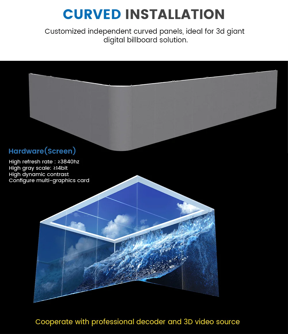 High Quality 10mm Pixel Pitch SMD Full Color HD LED Screen