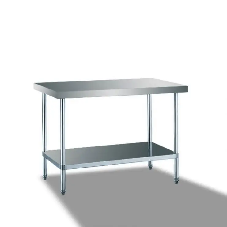 304# Stainless Steel Restaurant Table Work Bench Customized Stainless ...
