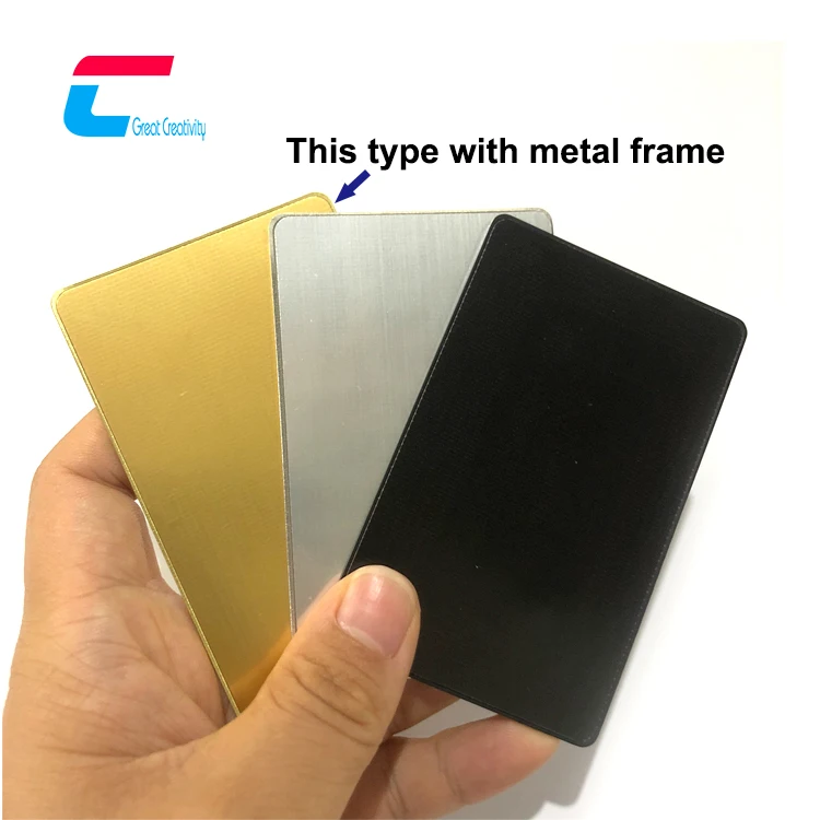 Custom NFC Metal Business Card Blanks - Instant Contact