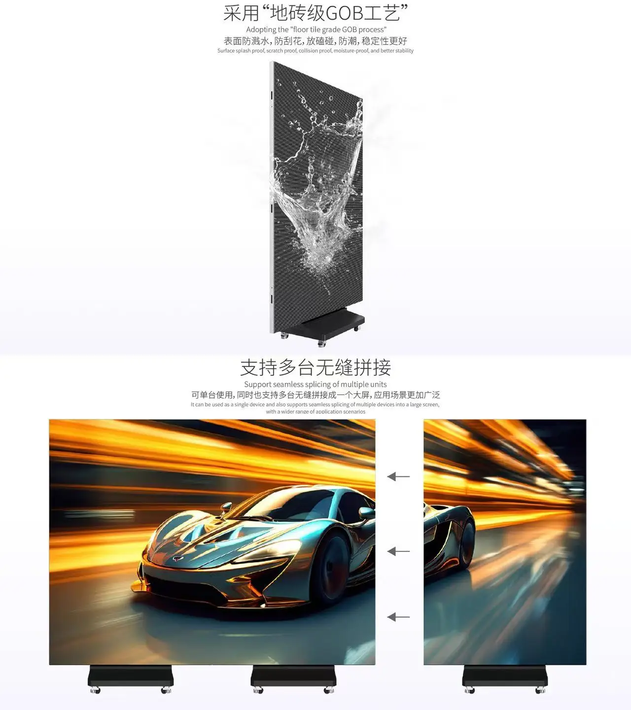 Ultra - Thin Foldable Indoor LED Display Screen Easy Installation ...
