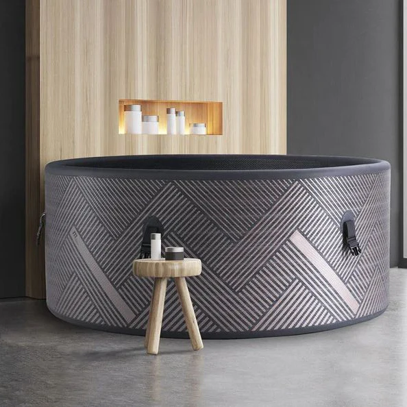 Funworldsport Drop Stitch Inflatable Spa Heat Pump Water Pump Heaters ...