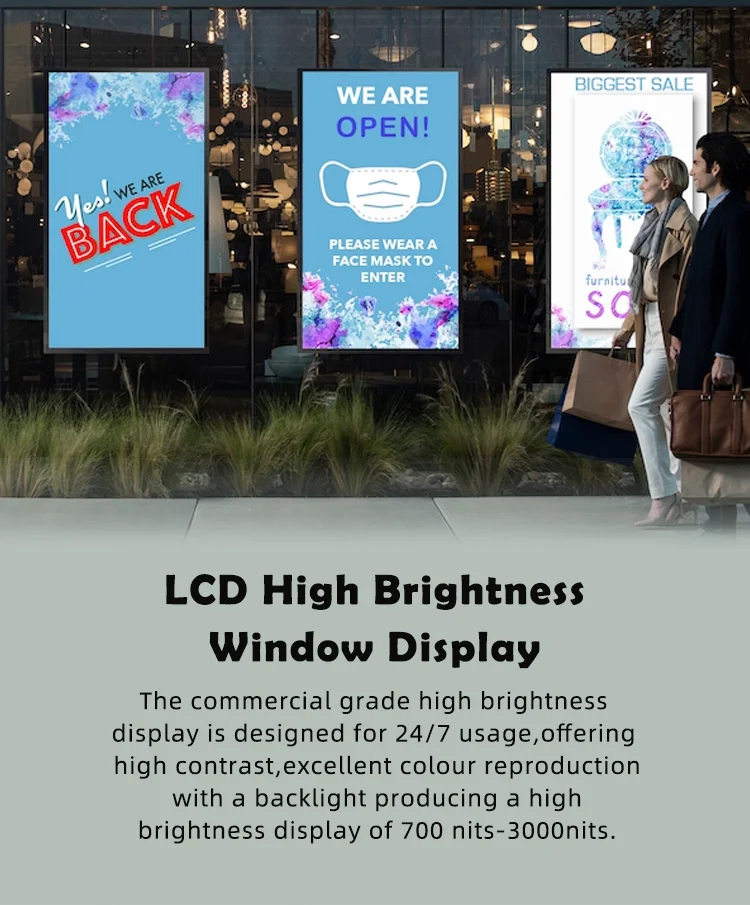 Outdoor Portable Lcd Display 43 Inch Advertising Waterproof Digital ...