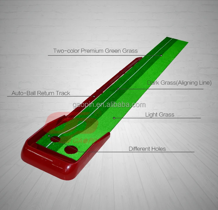 Indoor Golf Putting Trainer Portable Golf Practice Putter Mat Golf ...