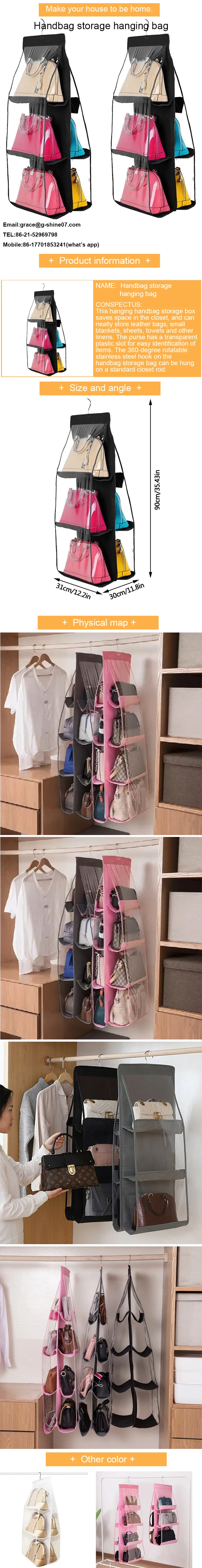 Best-Selling 6-Pocket High Quality PVC Closet Pendant Unique Hanging ...