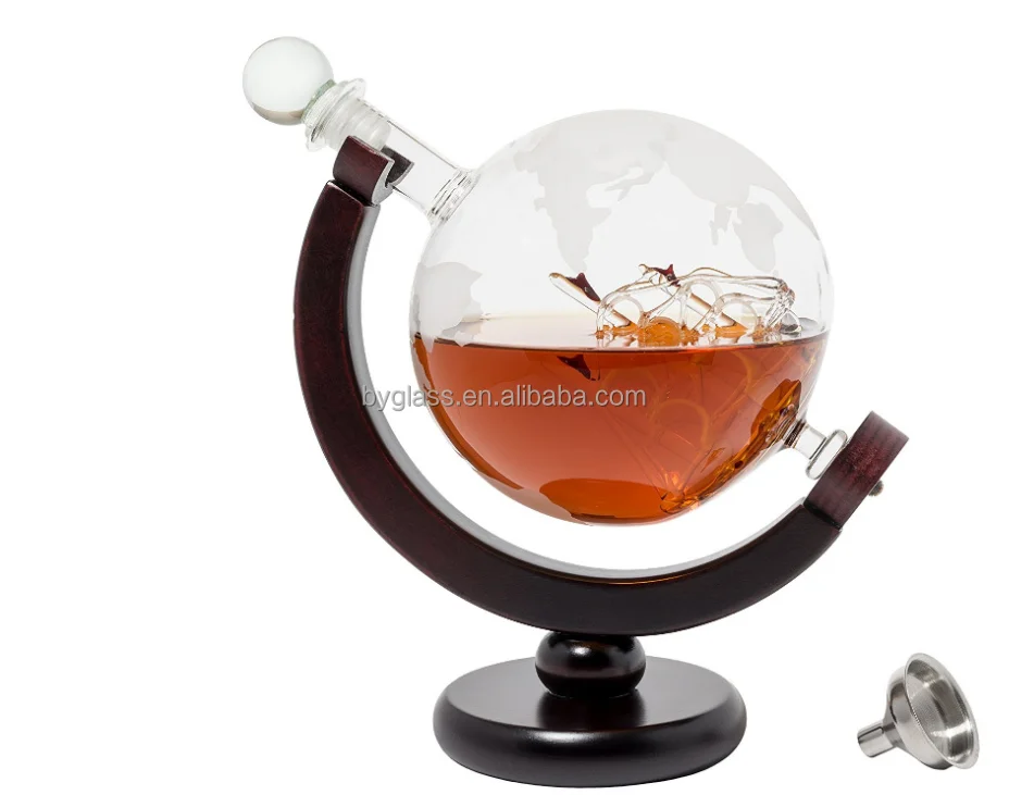 Baseball Bat Whiskey Decanter And 4 Baseball Whiskey Glasses Baseball ...