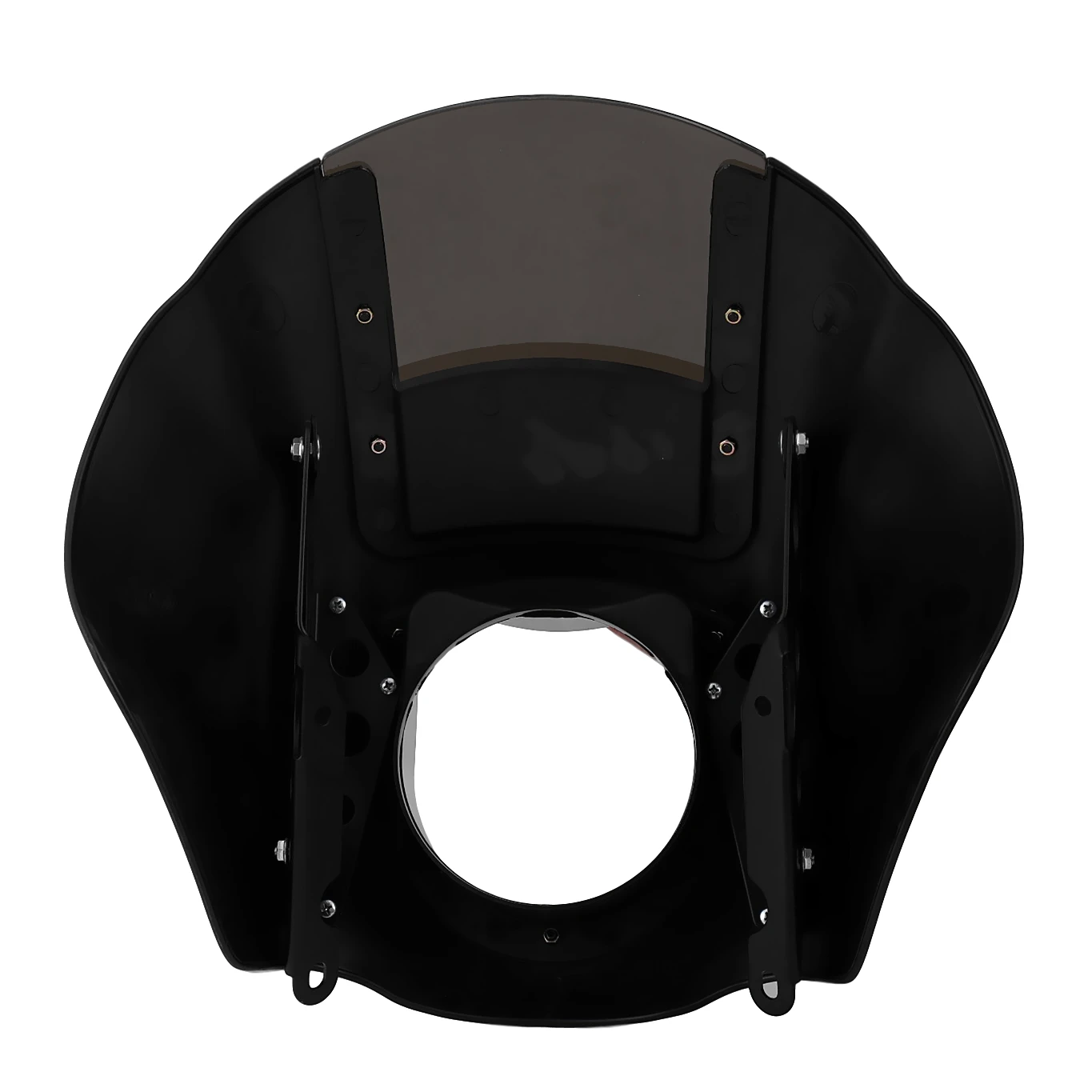 Black ABS Quarter Fairing with Clear PC Windshield for Harley 86-94 FXR ...