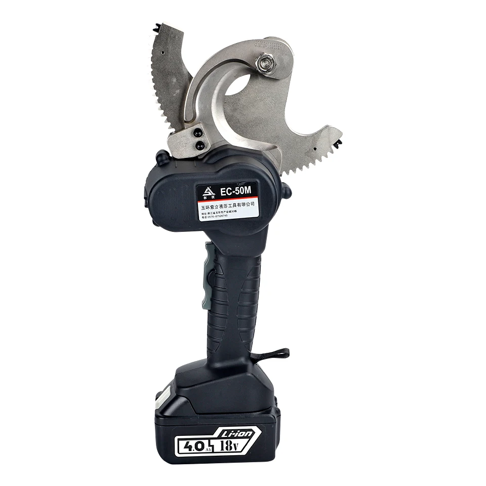 EC-50M Safety Ratchet Cable Cutter Electric Battery Power Copper ...