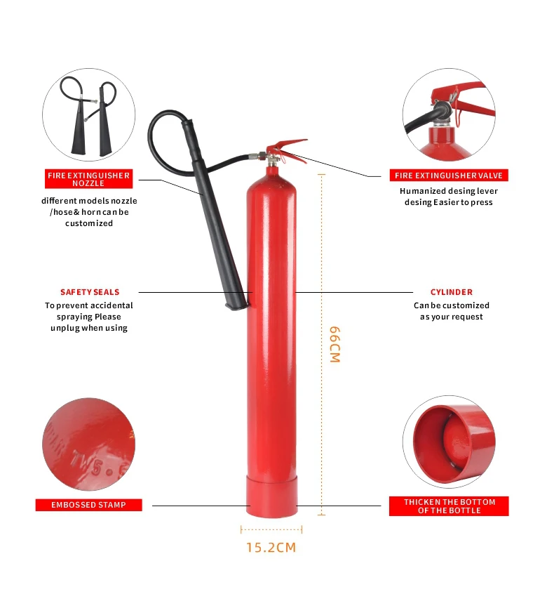 9kg Co2 Fire Extinguisher Without Trolley - Buy 9kg Co2 Fire ...