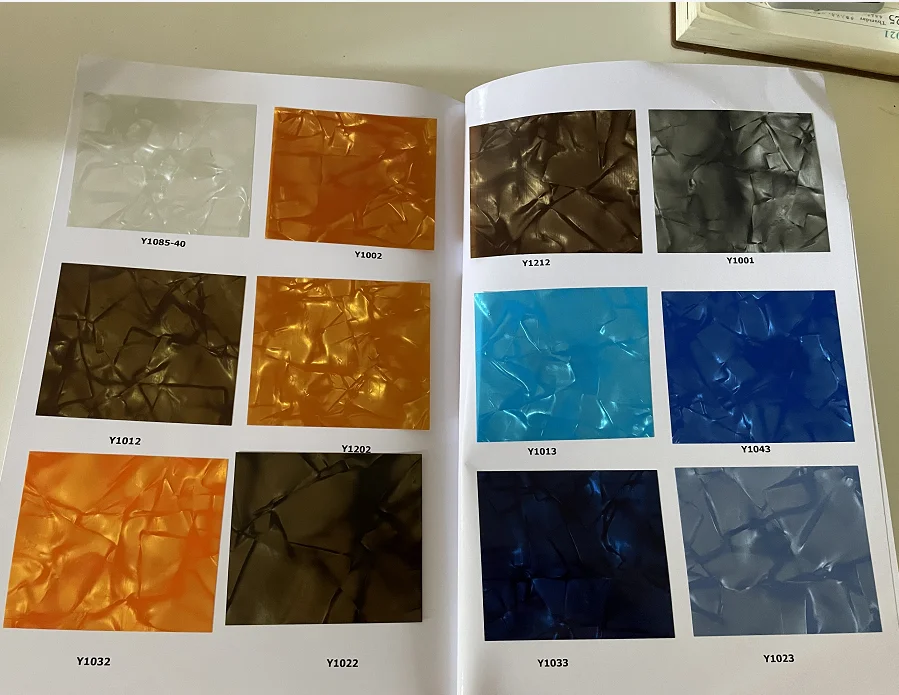 Artificial Celluloid Pvc Sheet Mother of Pearl Shell for Art Craft ...