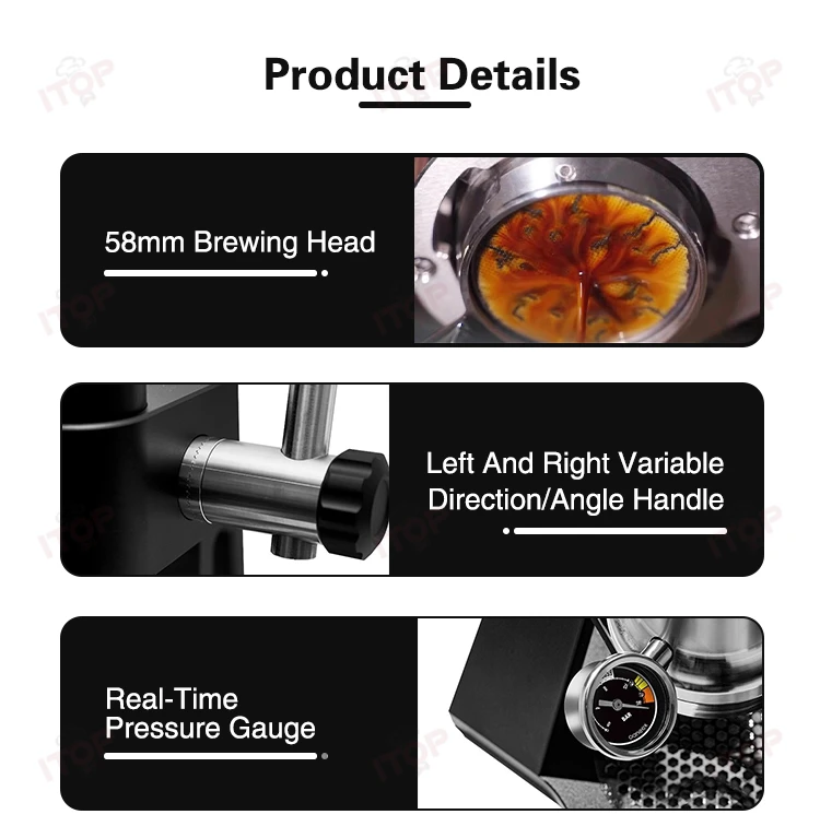 Customized Portable Hand Press Italian Espresso Coffee Machine - Manual ...