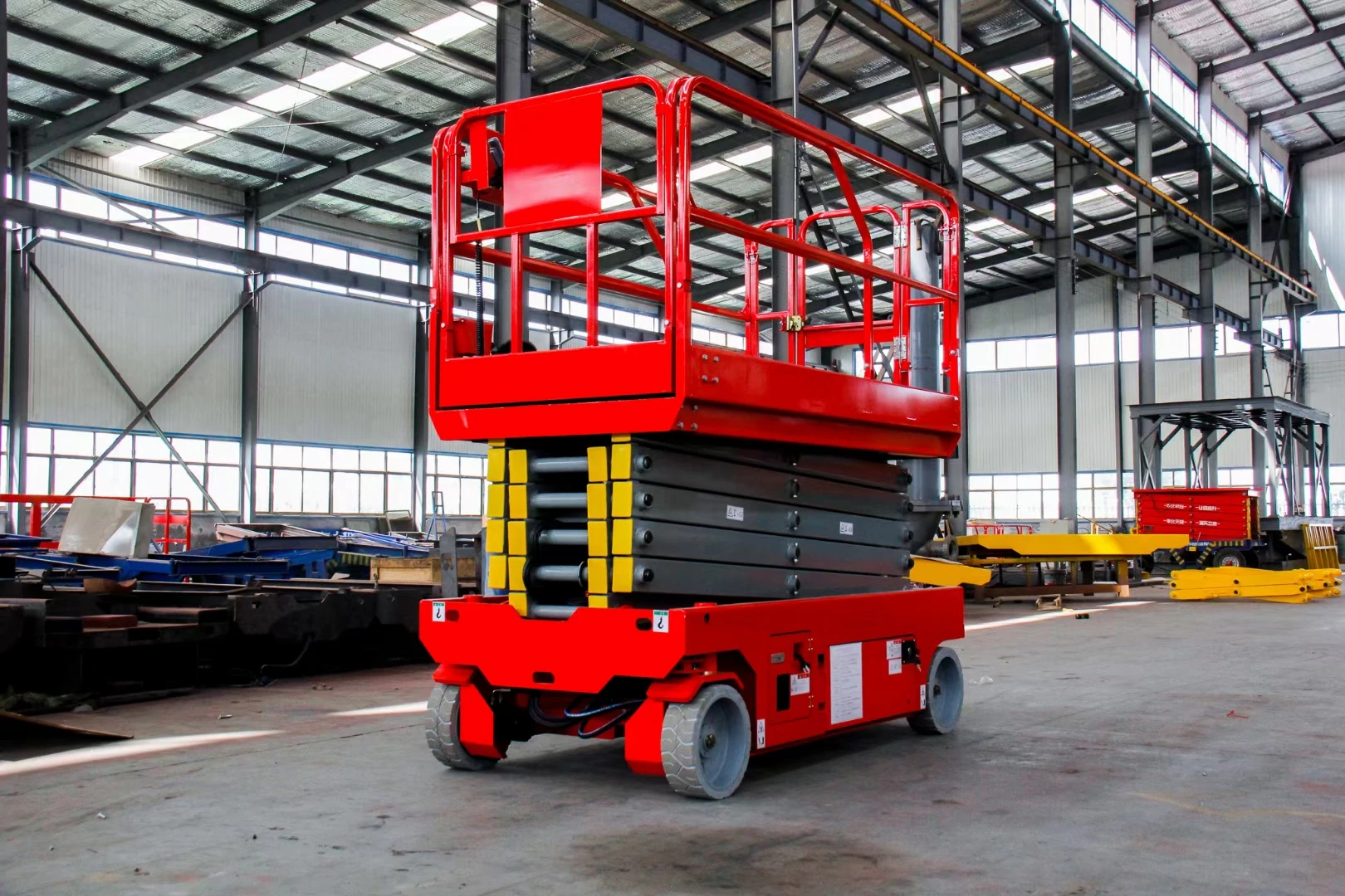 Scissors Lifts Hydraulic Lift Table Platform Safe Driving Self ...