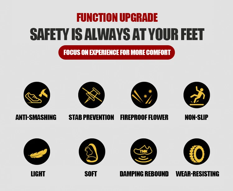 Work Shoes S3 Steel Toe Leather Boots Ce Certificate Indestructible ...