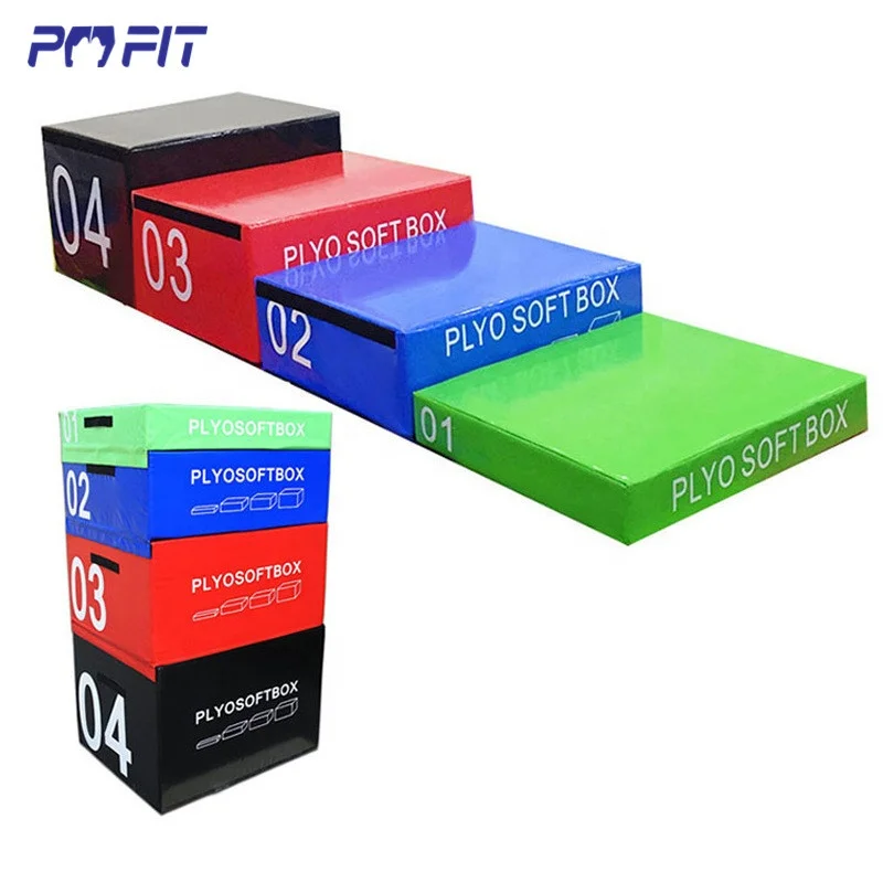Plyometric plyosoft jump platform crossfit plyo box adjustable plyo box ...