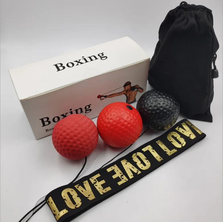 Nqsports Speedball Head Mounted Boxing Reflex Balls Set With Headband ...