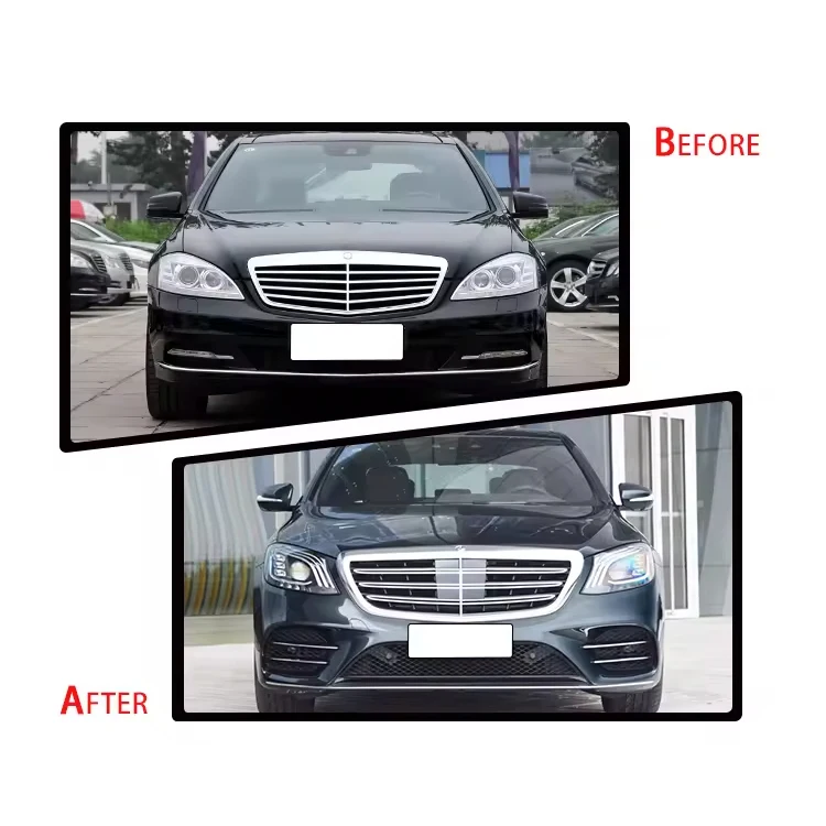 Upgrade W222 S450 Bodykit For Mercedes Benz S Class W221 2006-2013 ...