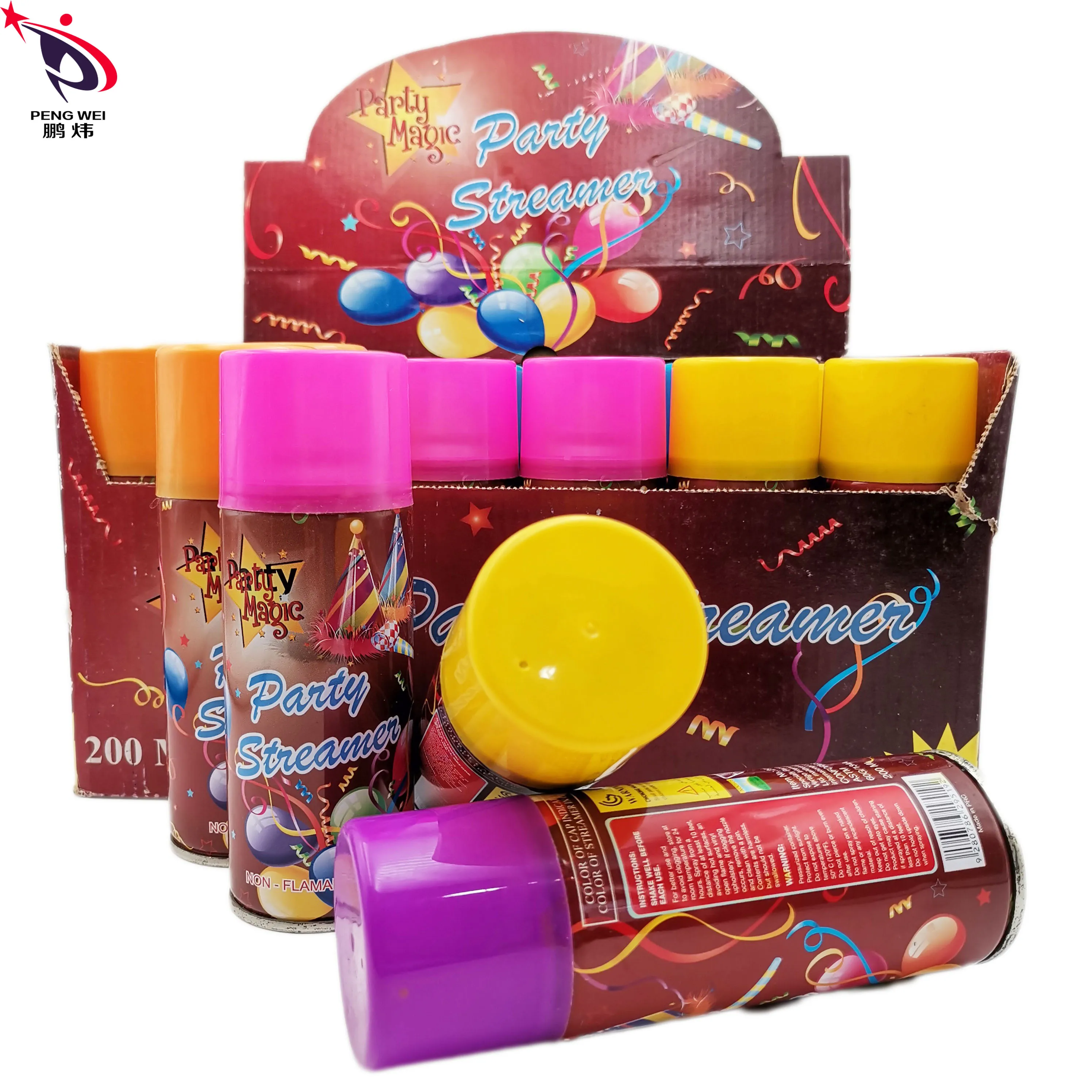 Wholesale Non Flammable Party Streamer Wedding Crazy Colorful Silly ...