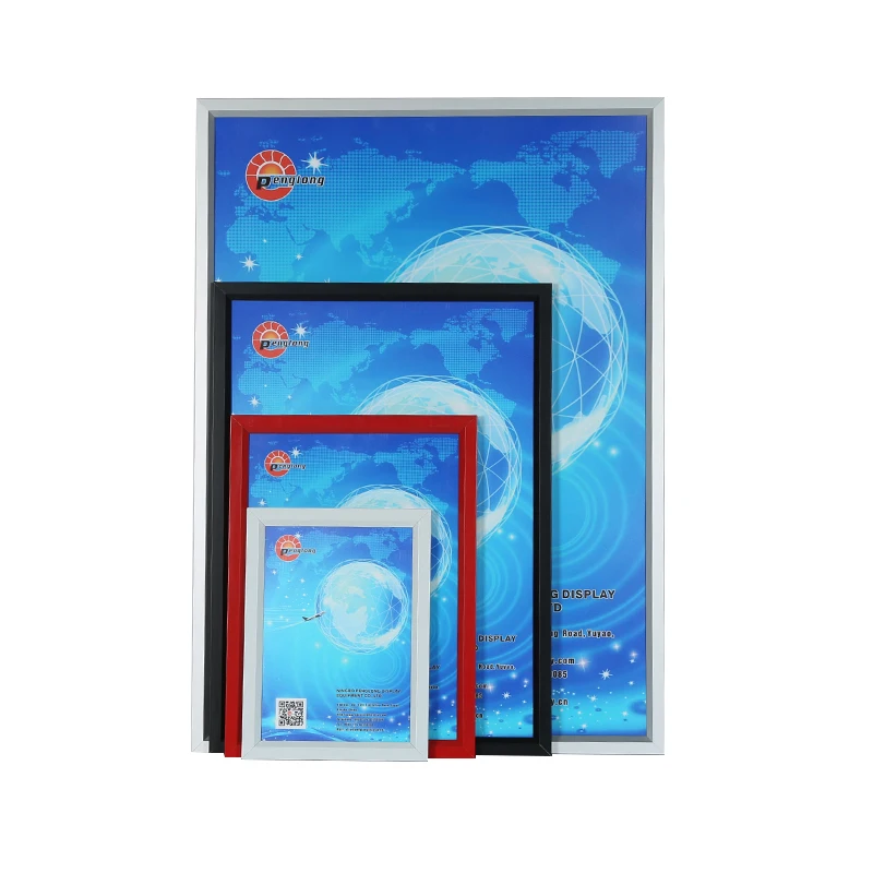 Easy Quick Change Poster Slide-in Aluminum Snap Frame Top Open Style ...