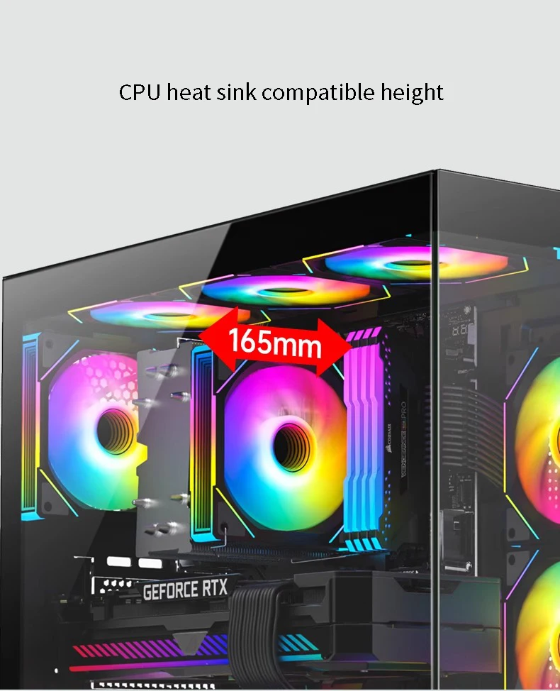 OEM Glass Side Panel Middle Tower ATX/MATX Gaming Case