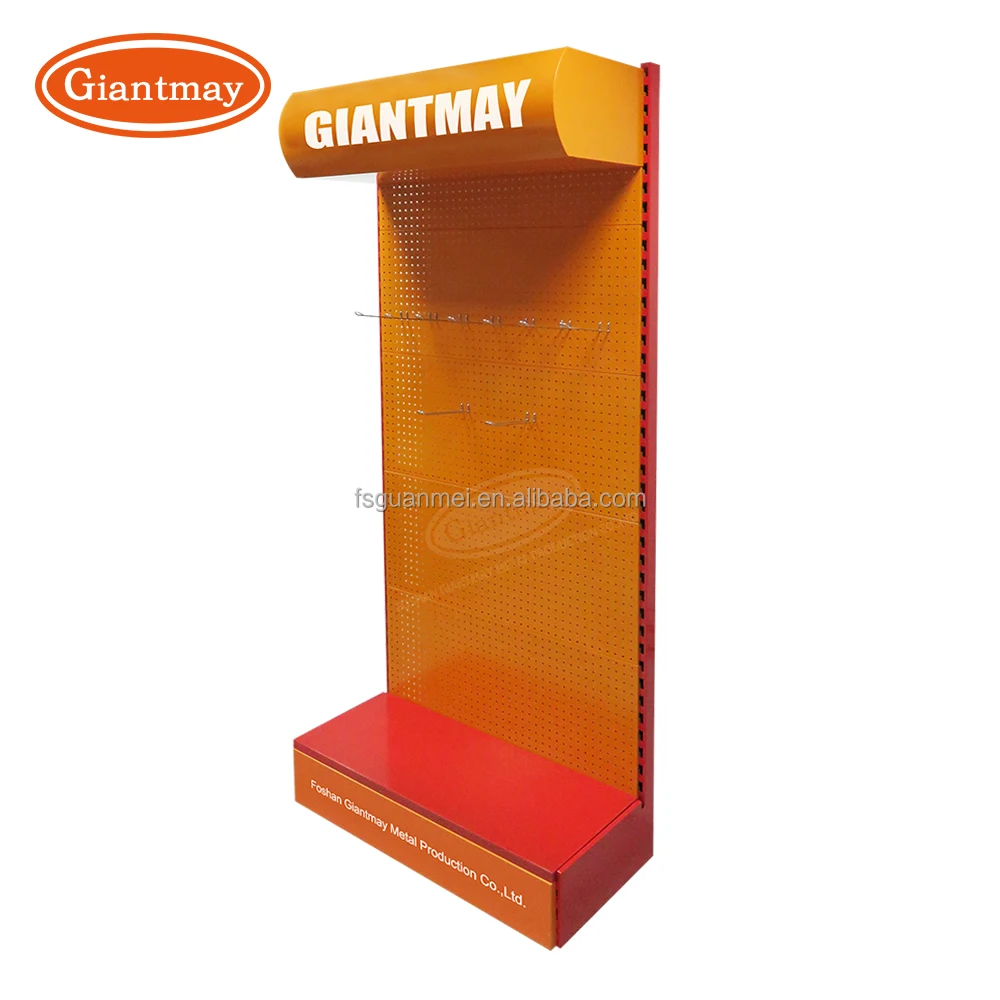 Pegboard Display Rack Metal Display Stand Retail Pegboard Stand Tools ...