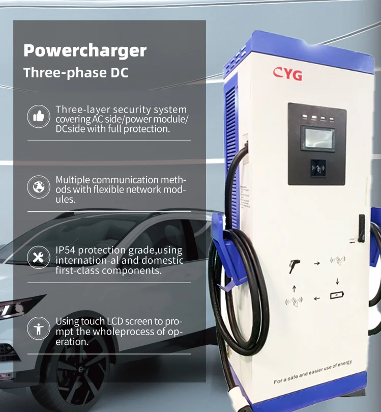 60 Kw Dc Ev Charger With Two Ccs2 Connectors Floor-mounted Commercial ...