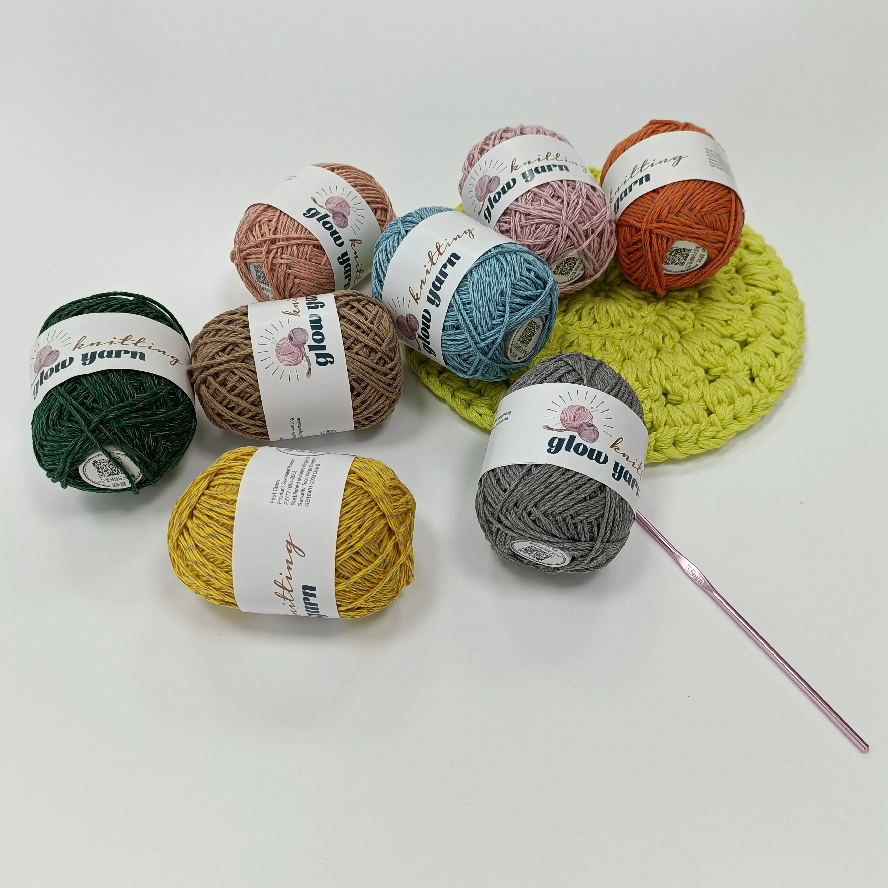 Reflective Yarn Reflective Crochet Yarn Reflective Knitting Yarn Anti ...