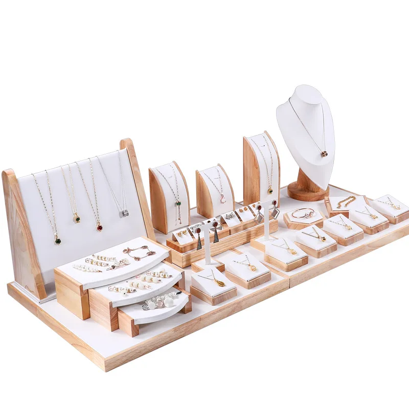 Custom Factory Necklace Earring Jewellery Stand Jewelry Display Set ...