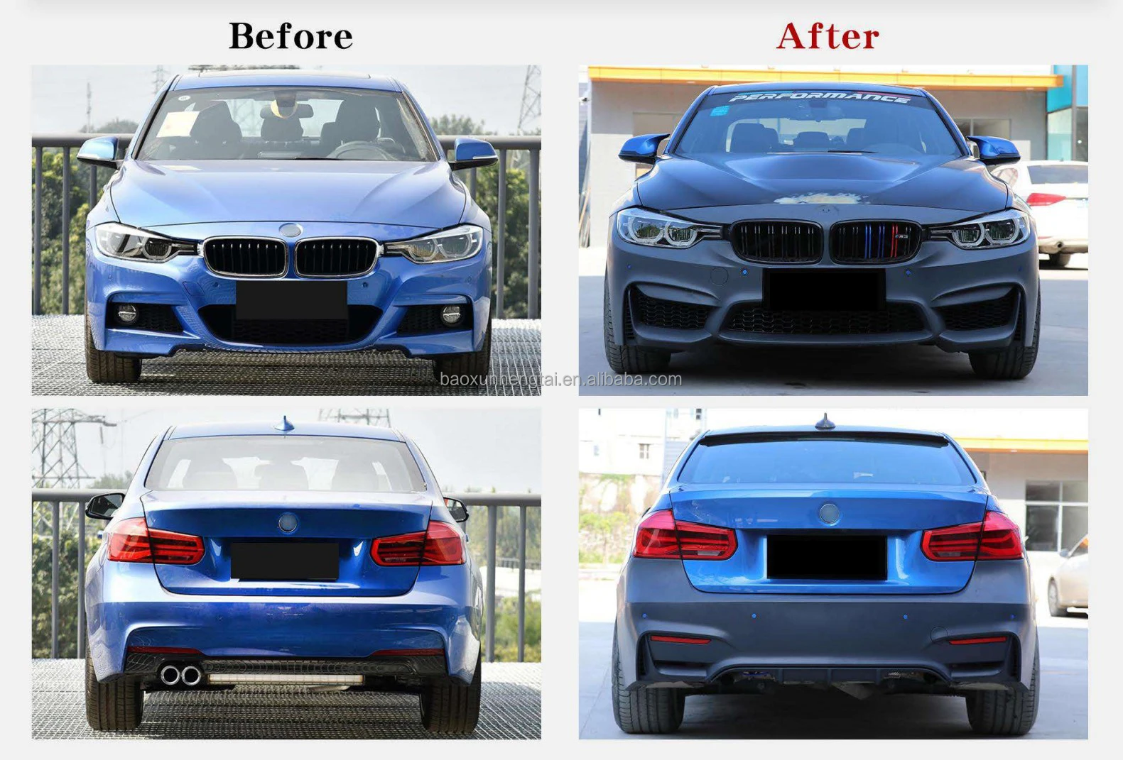 3 Series F30 Upgrade To M3 Body Kit For B-m-w F30 Bodykit For Bmw F30 ...