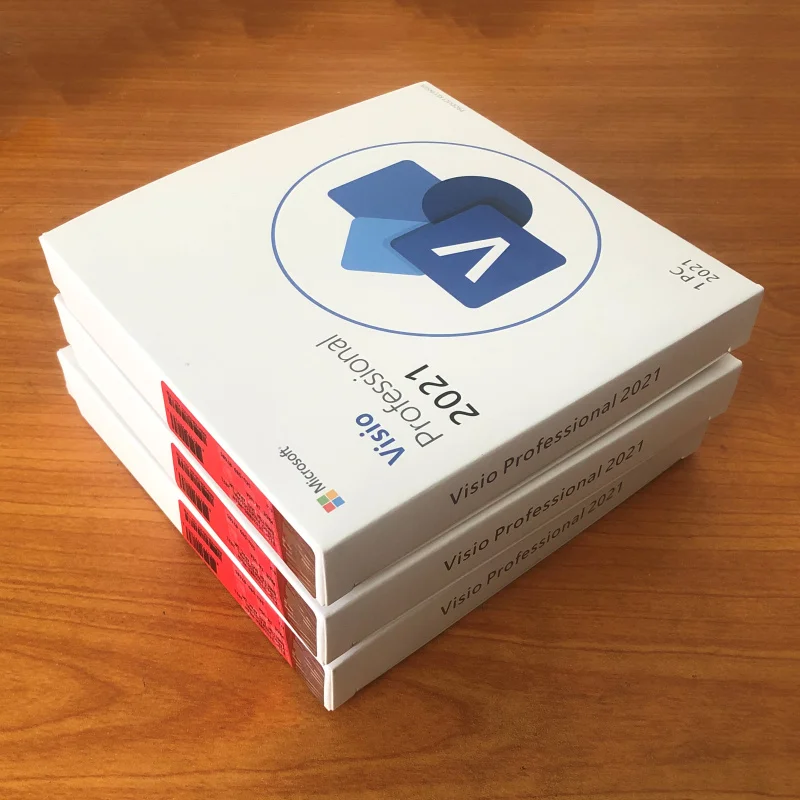 Visio Professional 2021 Retail Box With Dvd License Key Card Genuine ...