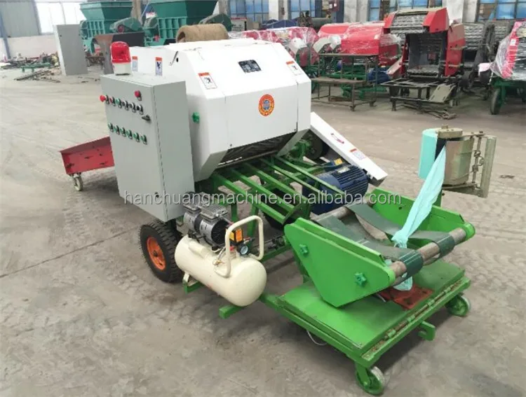 Cow and Sheep Forage Silage Feed Bundling and Wrapping Machine for Wet ...
