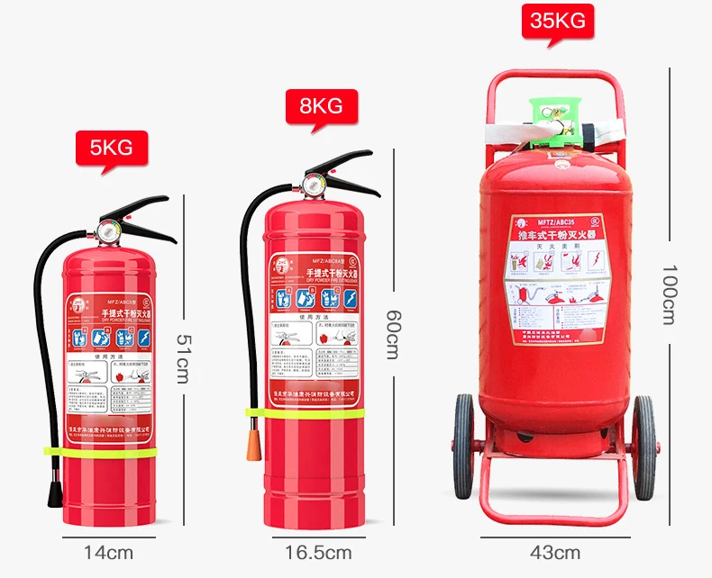 Wholesale Fire Extinguishers - CE 40% ABC Dry Powder
