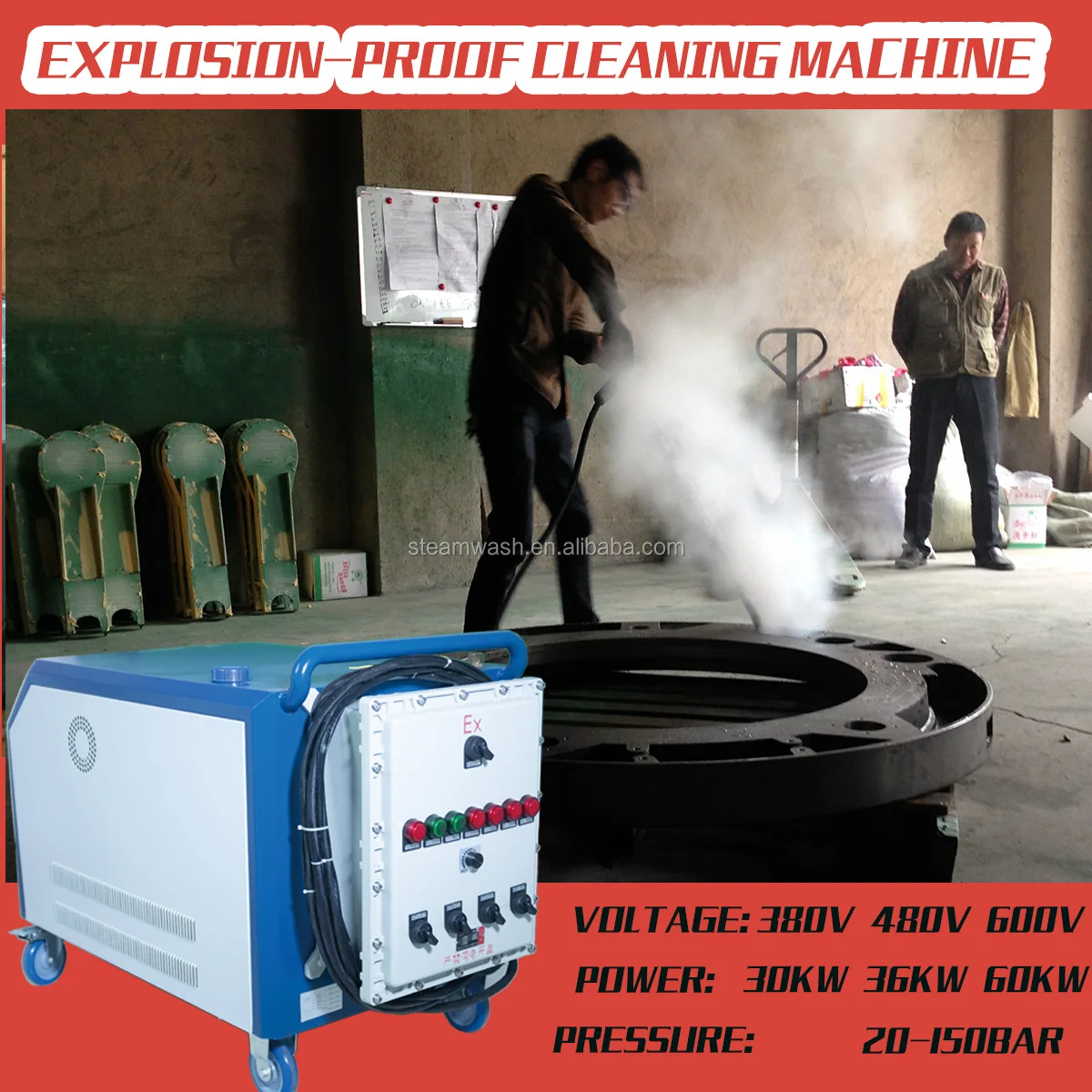 JNX-G36 Oilfield Rig Mat Washing Machine - 1 Year Warranty