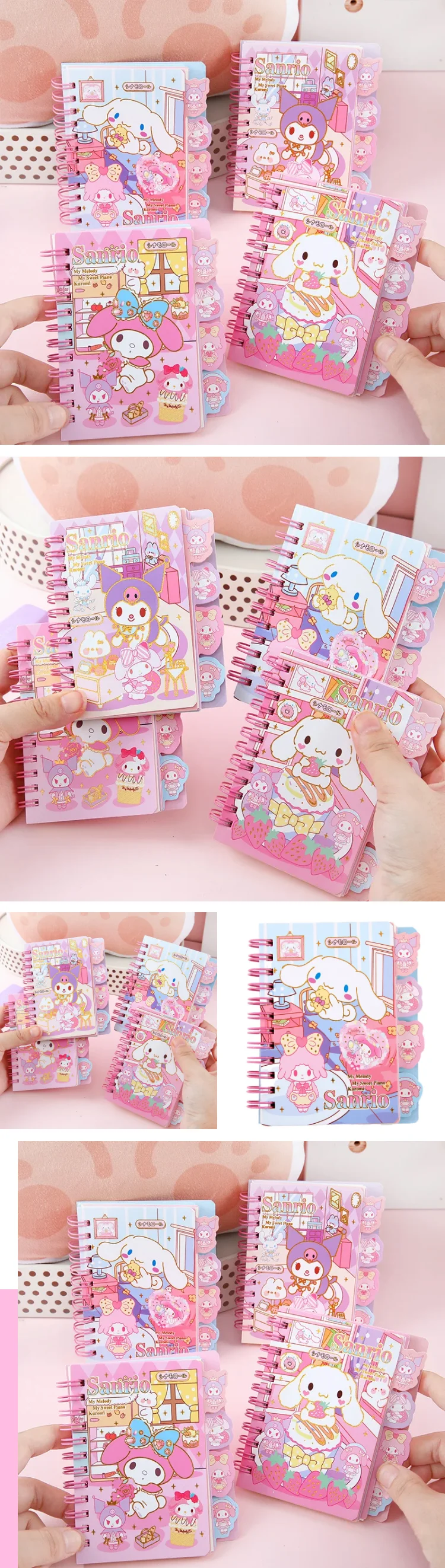 Ambr Student Children Kawaii Cute Cartoon Stationery Cute Cartoon Coil ...