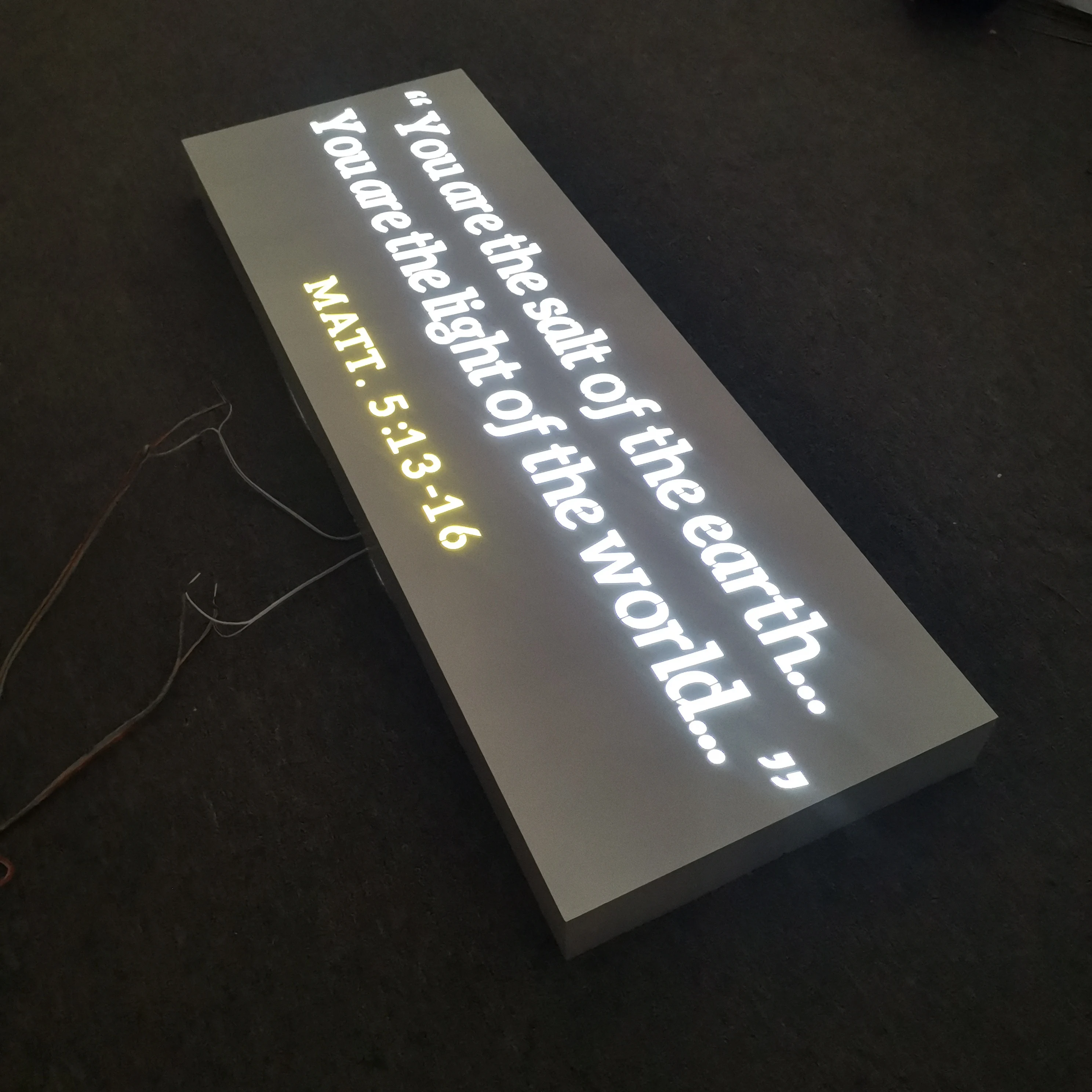 Perforated Signs - Durable, Illuminated LED Acrylic Signs