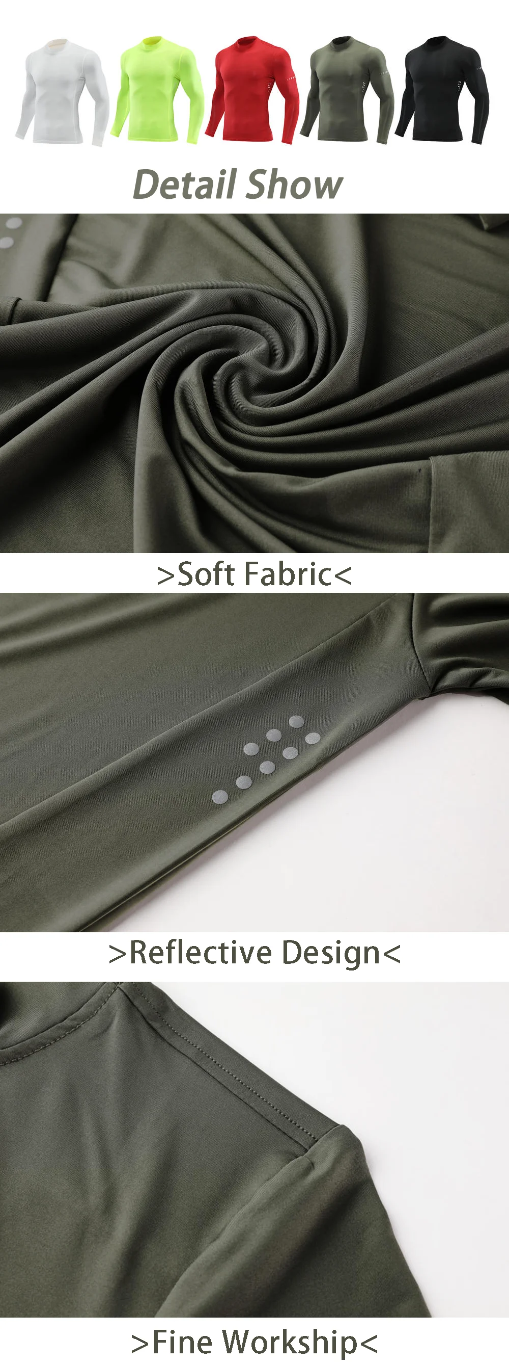 New Sport Athletic Workout Baselayer Tshirt Men's Compression Quick ...