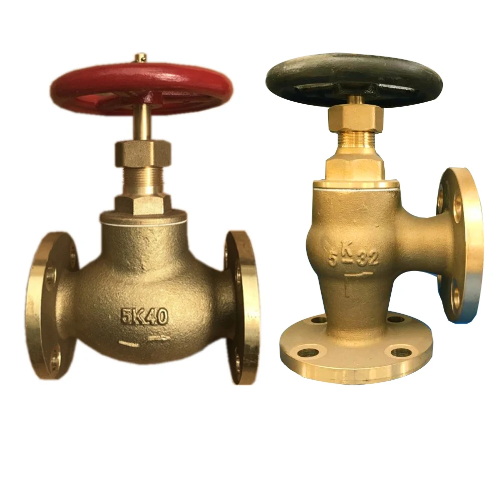 JIS Ansi 5k40 Marine Balloon 5k Bronze Flanged Globe Valve
