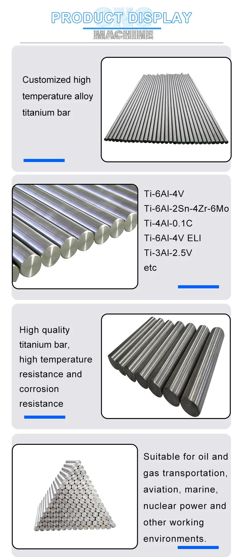 Best Price Corrosion-resistant Ti6al4v Round Gr2 Gr5 Titanium Bar Rod Billets| Alibaba.com