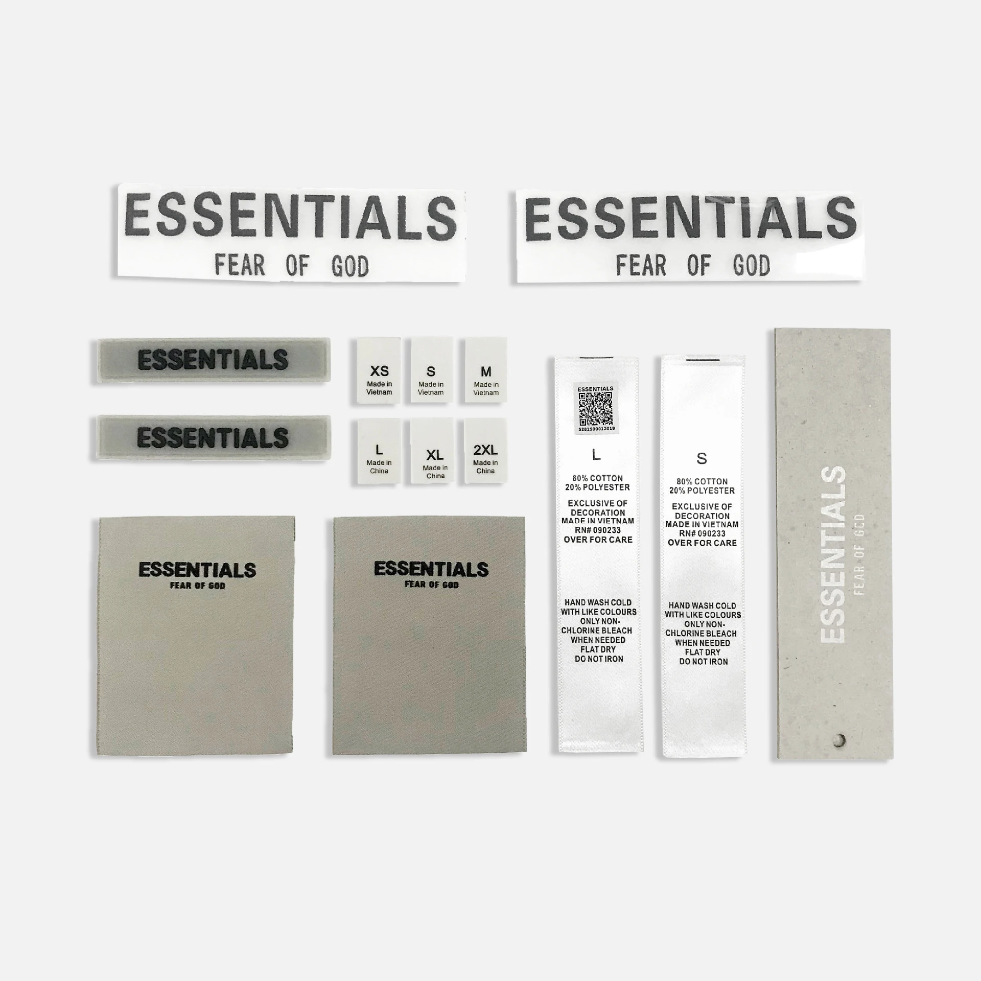 Custom Neck Labels - Embossed Silicone Logo Clothing Woven Labels