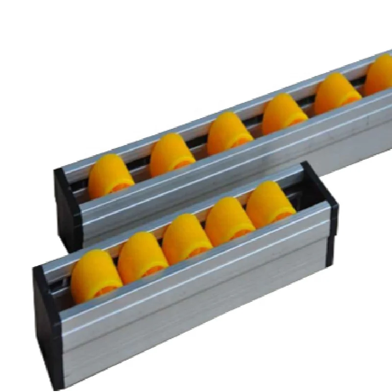 Industrial Placon Gravity Flow Rail Conveyor Pc Roller Track For 28mm ...