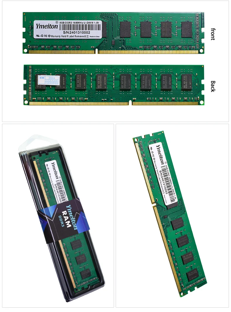 8GB DDR3 RAM for Desktop - High Performance & Reliability