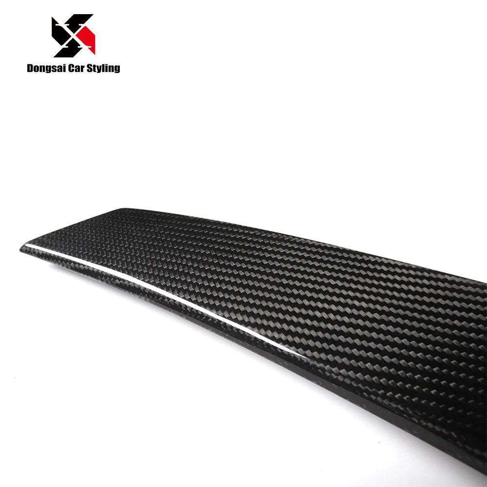 M4 Style Dry Carbon Rear Lip Tail Wing Trunk Spoiler Ducktail Fit for ...
