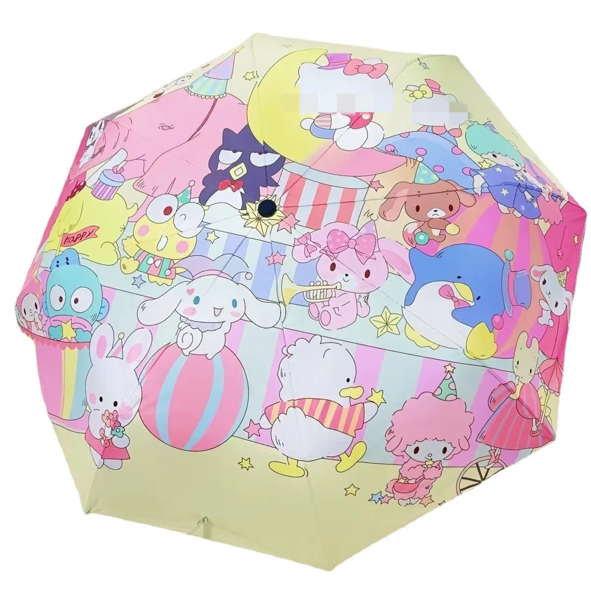 New Kawaii Cute Sanrioe Fully Automatic Umbrella Sunshade Cartoon ...