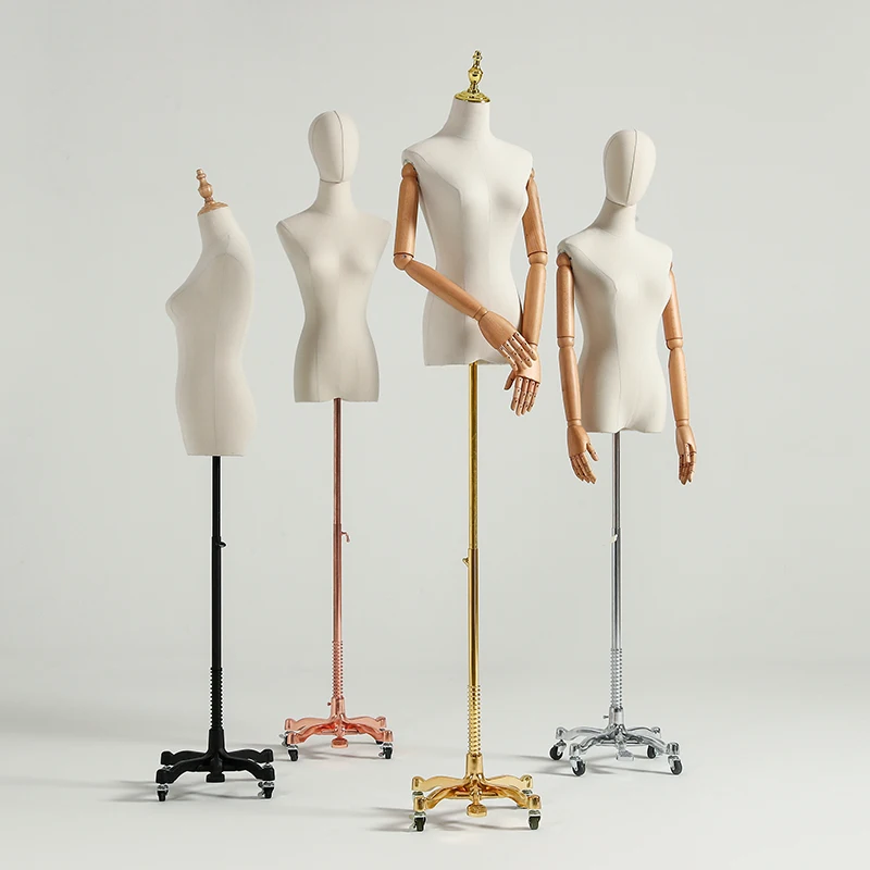 Half Body Mannequin Female - Stand for Clothing Display