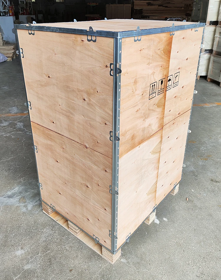 Customized Packaging Crates Steel Strap Combination Wooden Crates Used ...