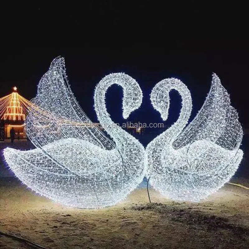 Outdoor 3d Large Led Lighted Animal Wire Frame Reindeer Sculpture For ...