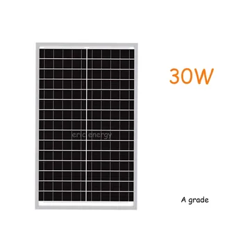 A Grade Small Solar Panel 12v 18v 24v 20w 30w 40w 50w 60w 100w ...