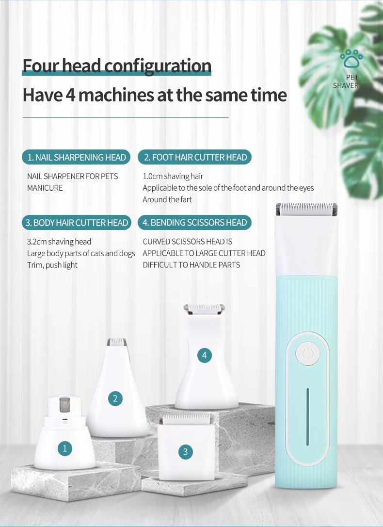 4 in 1 Portable Multifunction Cutter Professional Electric Hair Nail ...