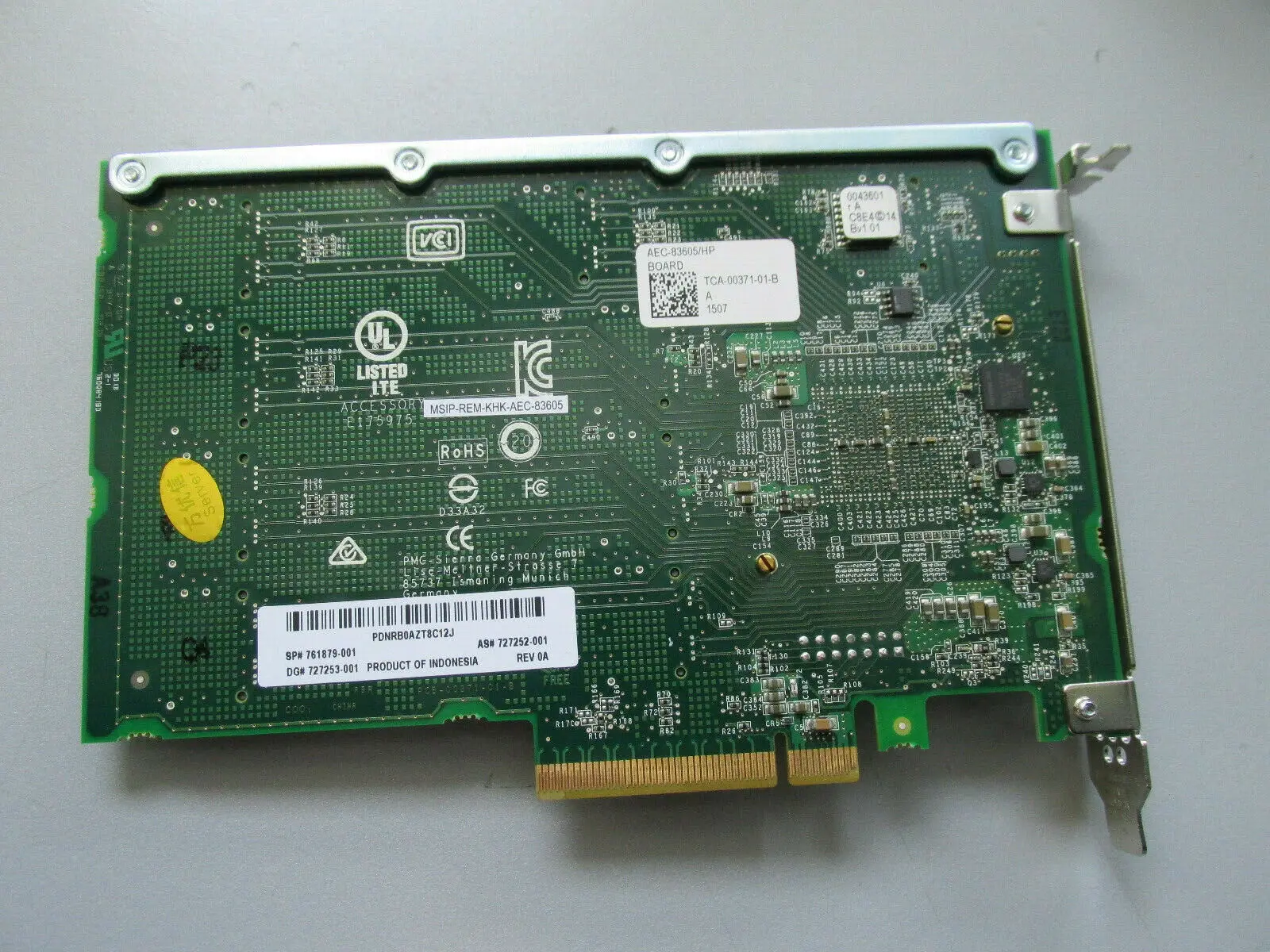 AEC-83605用于HP智能阵列12GB pci-e 3 X8 SAS扩展器卡，带用于Dl380 G9的电缆| Alibaba.com