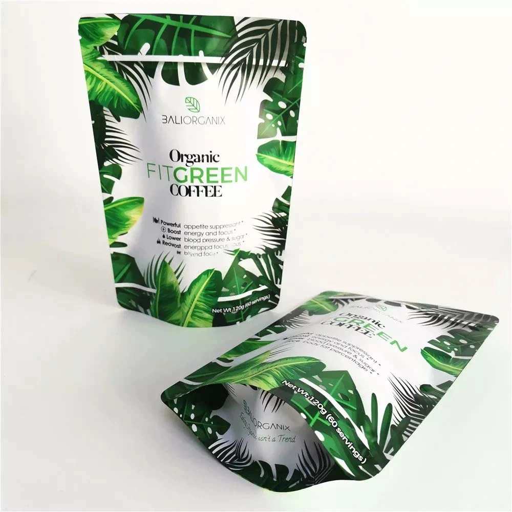 Eco Friendly Customized Aluminum Foil Zip Lock Ziplock Standing Doypack ...