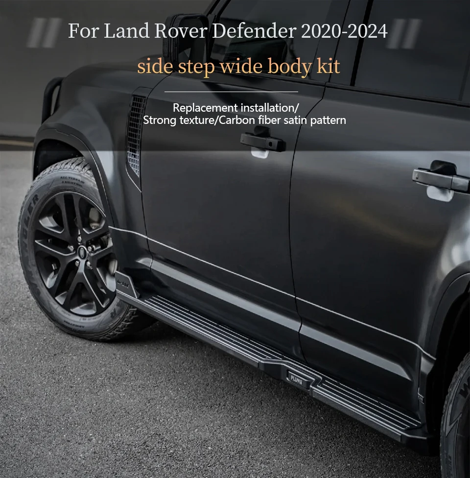 PLUMB Side Bar Wide Body Kit for Land Rover Defender 110