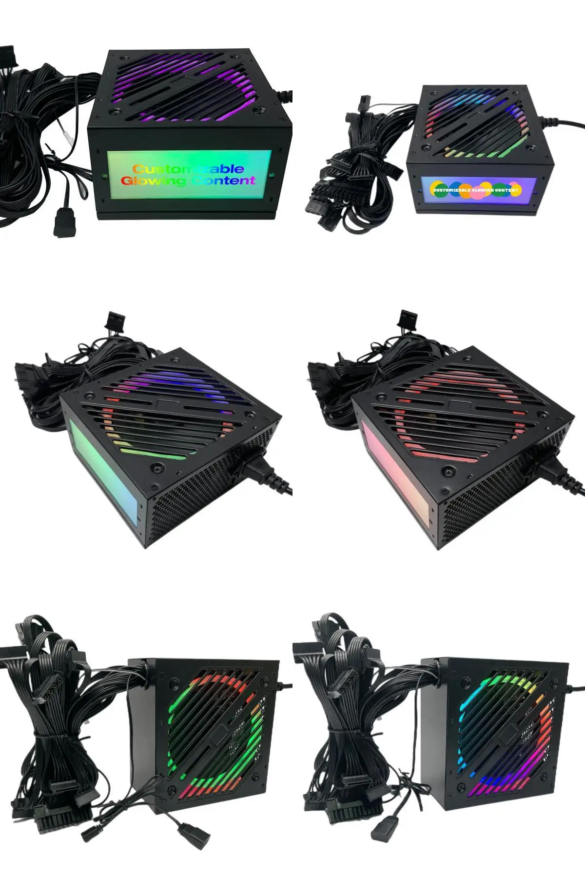 Free Oem Sample Pc Power Supplies Rgb 400w 450w 500w 550w 600w 650w ...